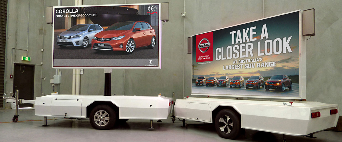 Outdoor LED Screen Hire & LED Trailer Sign Hire Melbourne